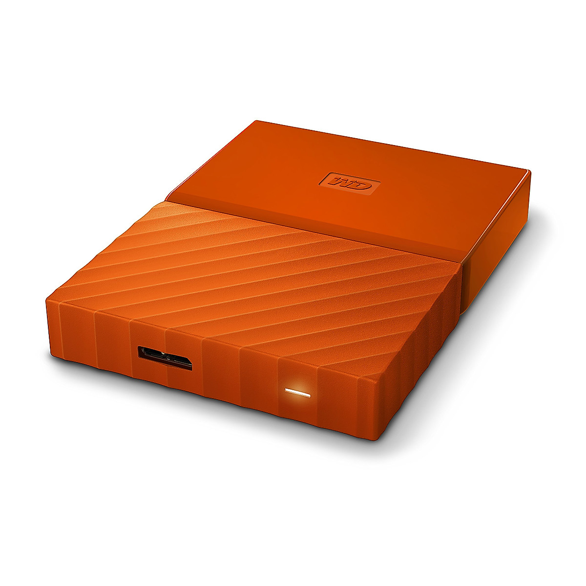 WD 2TB Orange My Passport Portable External Hard Drive - USB 3.0 - WDBYFT0020BOR-WESN