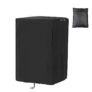 Popcorn Cart Cover,Colewin Weatherproof 420D Popcorn Machine Cart Cover Compatible with Nostalgia - 16"L X 18"W X 31"H