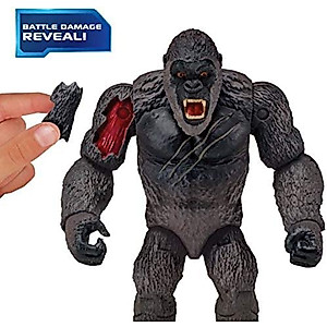 Godzilla vs. Kong 2021 Bundle of 2 Monsterverse Movie Series 6" Action Figures Kong with Battle Axe Godzilla Heat Ray