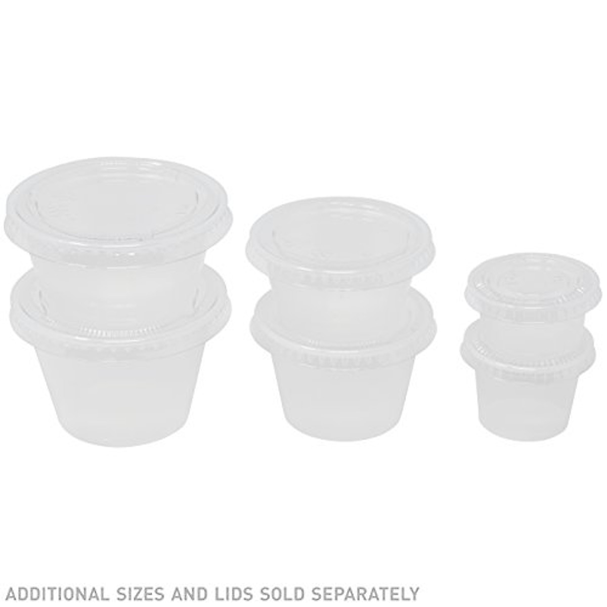 Simply Deliver 3.25 oz Soufflé Portion Cup, Translucent PS, 2500-Count