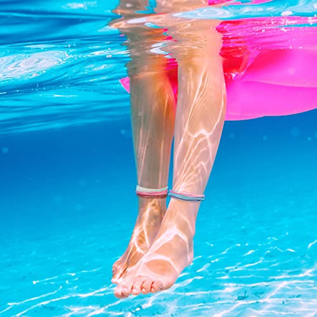 Hicarer 30 Pieces Adjustable Woven Anklets Bracelets Bohemian Braided Rope Bracelets Waterproof Wax Coated Anklets for Women (Colorful)