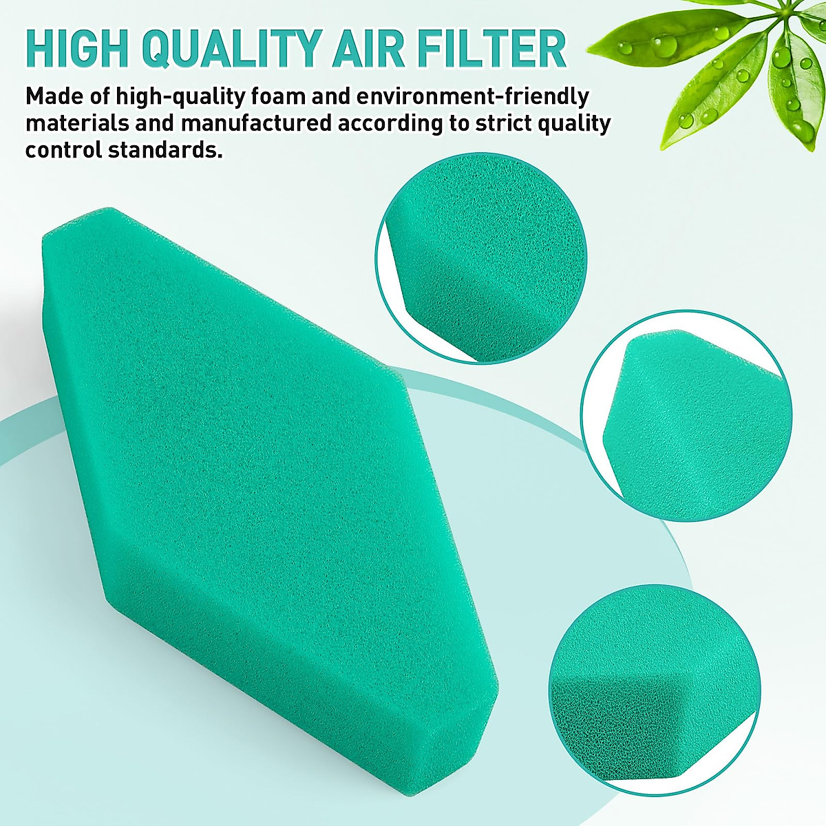 2 Pack 797301 Air Filter Replacement for B&S 675-875 111000 114000 121000 122000 124000 112000 111P02 114P02 Series Engine Lawn Mower Craftsman 247.37031 engines 4249 5433 5433K 100955ST