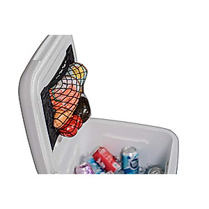 Cooler Net for Dry Storage and Organization - Compatible with Yeti, Coleman, Igloo, Lifetime, Pelican, Canyon Ice Chests - Compatible w/Cooler Lights, Wheel Kits, Tailgating Accessories, Camping Gear
