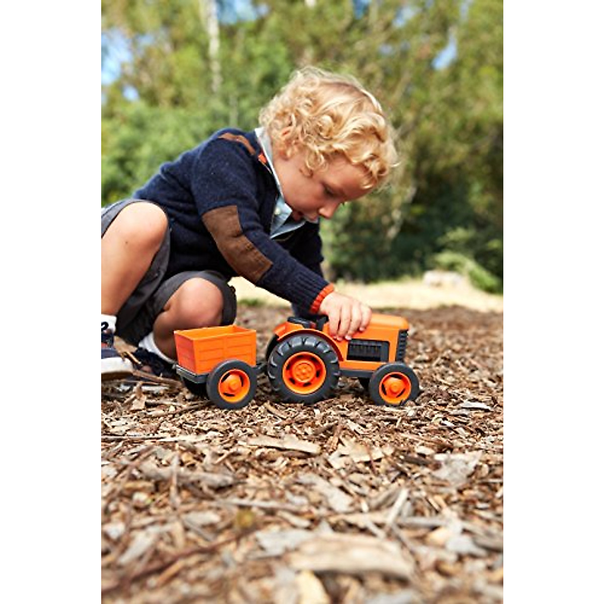 Green Toys Tractor Vehicle, Orange