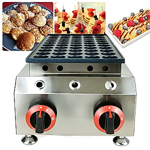 50 PCS Waffle Maker,Non-Stick Gas Bubble Waffle Maker,Commercial Mini Pancake Baker, Mini Cake Maker for Kids and Families (50 PCS)
