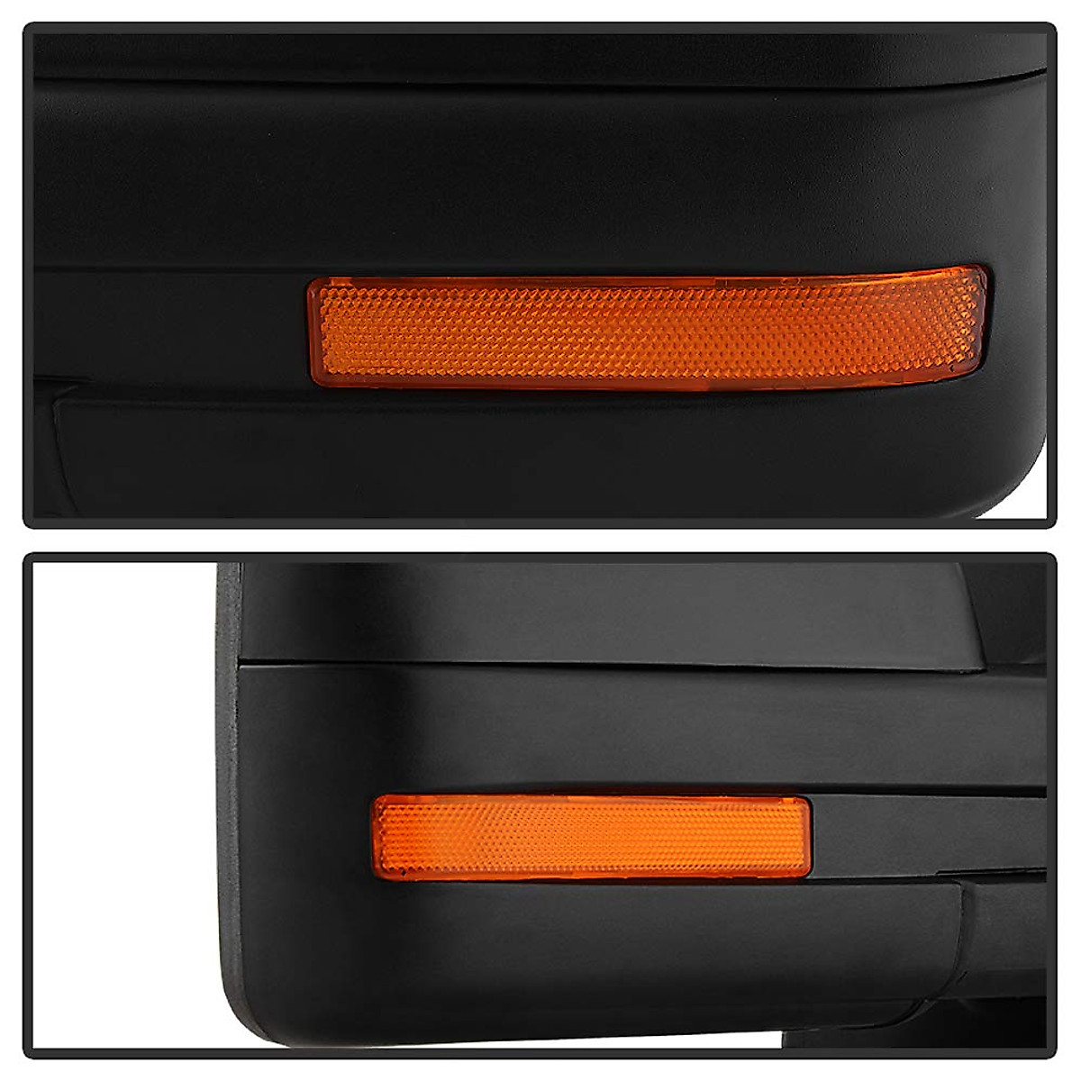 ACANII - Power Heat LED Signal Puddle View Mirror Passenger Side Original Style For 2007-2014 Ford F150 PickUp Right