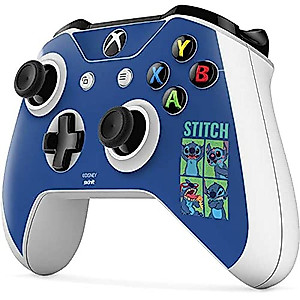 Skinit Decal Gaming Skin Compatible with Xbox One S Controller - Officially Licensed Disney Lilo and Stitch Personalities Moods Design