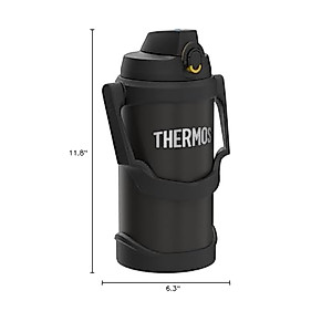 Thermos FJQ-2000 BK Vacuum Insulated Sports Jug, 6.6 gal (2 L) Black