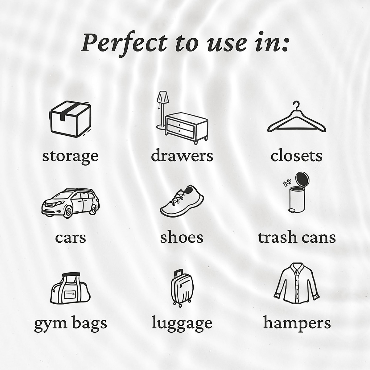 Fresh Wave Odor Eliminating & Deodorizing Packs, Bag of 6 - Safer Odor Relief for Small Spaces, Natural Plant-Based Odor Eliminator, Odor Absorbers for Home