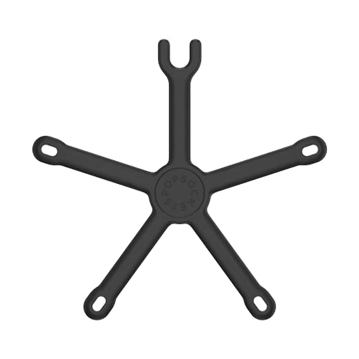 PopSockets: Flexible Phone Mount & Stand, Phone Tripod Mount, Universal Device Mount - Black