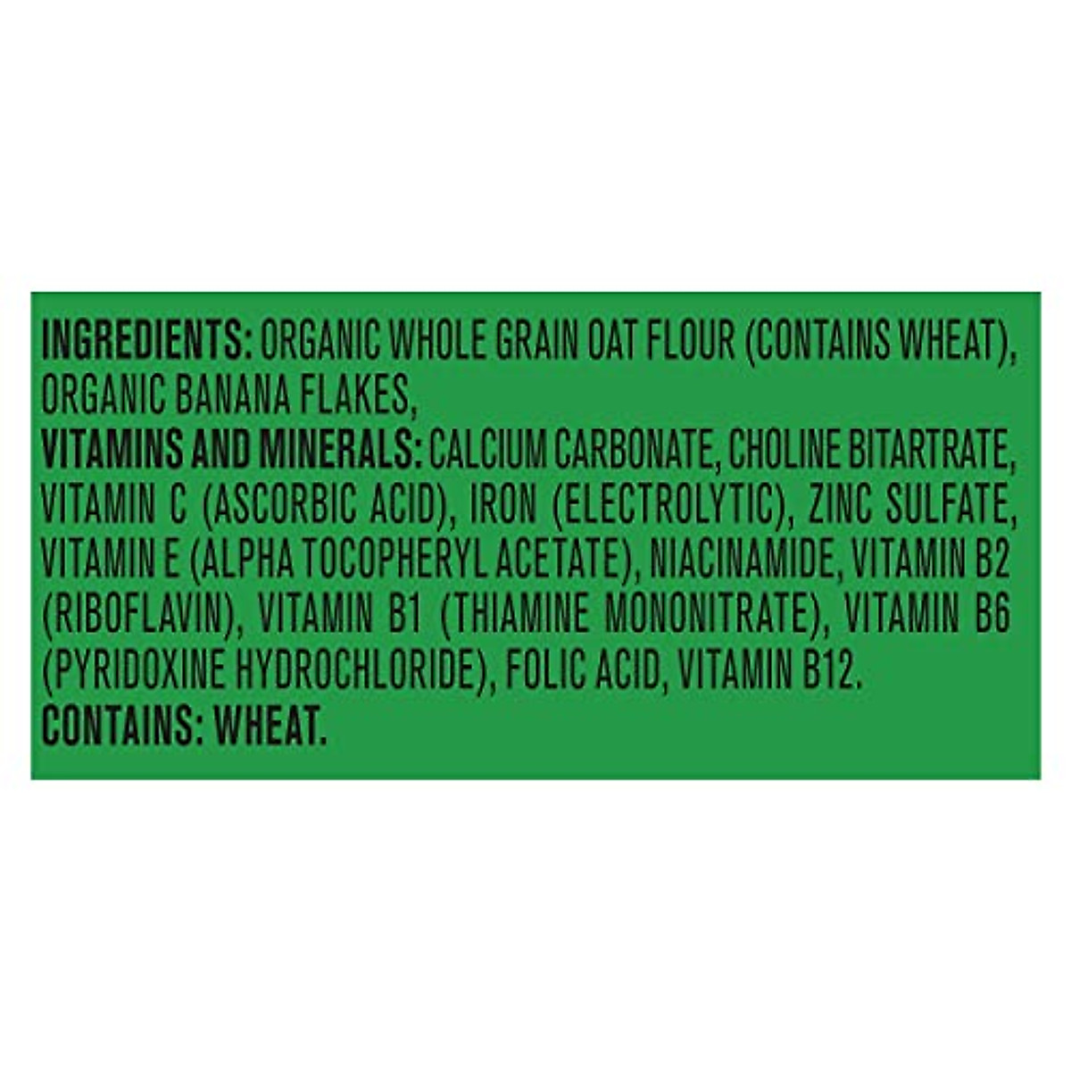 Gerber Baby Cereal Organic 2nd Foods, Grain & Grow, Oatmeal Banana, 8 Ounce