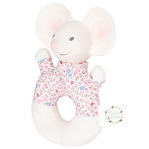 Tikiri Meiya The Mouse Soft Rattle with Rubber Head (Pink)