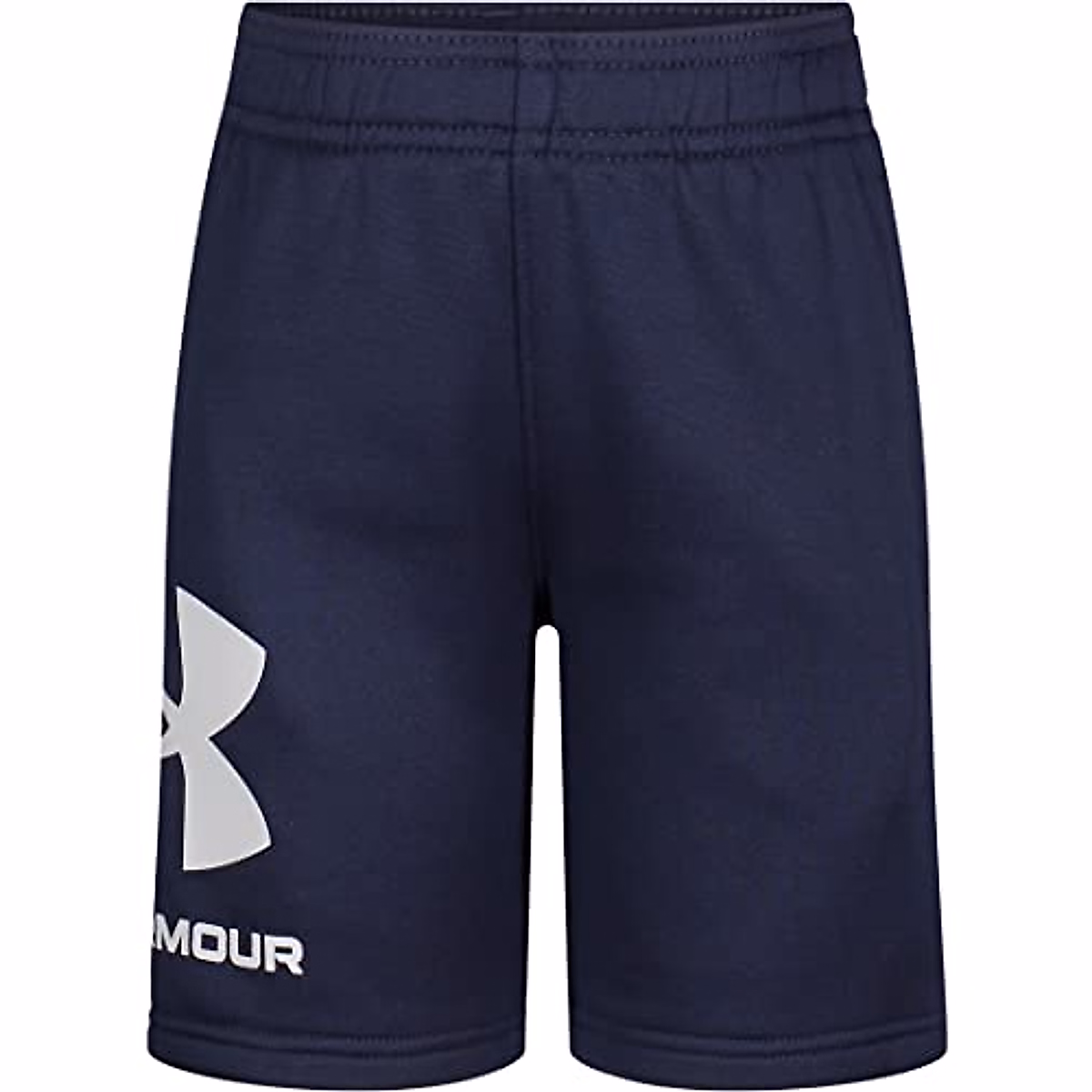 Under Armour Boys Symbol Signature Terry Casual Shorts, Midnight Navy, 7 US
