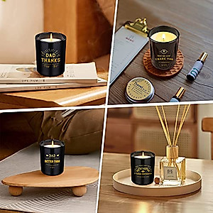 Gifts for Dad from Daughter Son, Unique Fathers Day Birthday Gift Ideas for Husband Men Him, Thanksgiving & Christmas Day Presents for Dad or Man, Lavender Candles Best Dad Ever Gifts (7oz) D