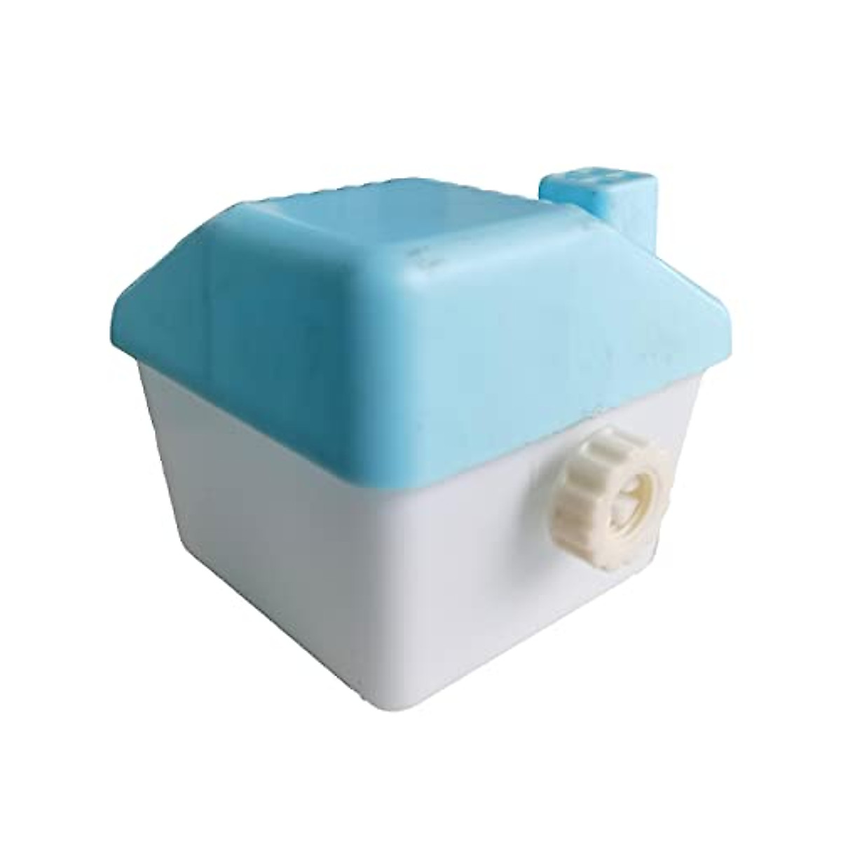 WOWOWMEOW Hamster Plastic House Hideout Small Animals Cage Corner Hideouts Habitat Decor for Dwarf Hamsters Gerbils Mice (Blue)