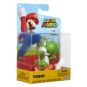 Super Mario Action Figure 2.5 Inch Running Yoshi Collectible Toy