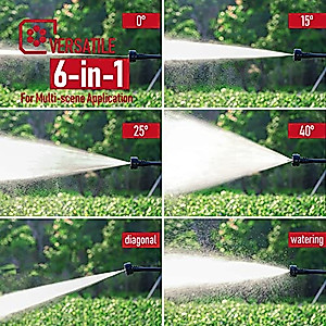 Enhulk Pressure Washer Cordless, Peak 380 PSI Portable Power Cleaner with 20V 4.0Ah Battery, 6-in-1 Nozzle, Soap Applicator, Brush, 13ft Suction Height for Outdoor Wall Floor Window Cleaning