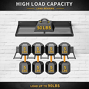 UUP Power Tool Organizer Drill Holder Wall Mount Garage Power Tool Storage Rack With Charging Station Heavy Duty Cordless Tool Organizer, Christmas Gift for Men Dad Father's Day, 2 Pack