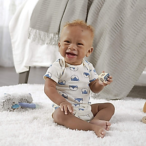 Gerber Baby Boys 5-Pack Short Sleeve Variety Onesies Bodysuits Awesome Fox Newborn