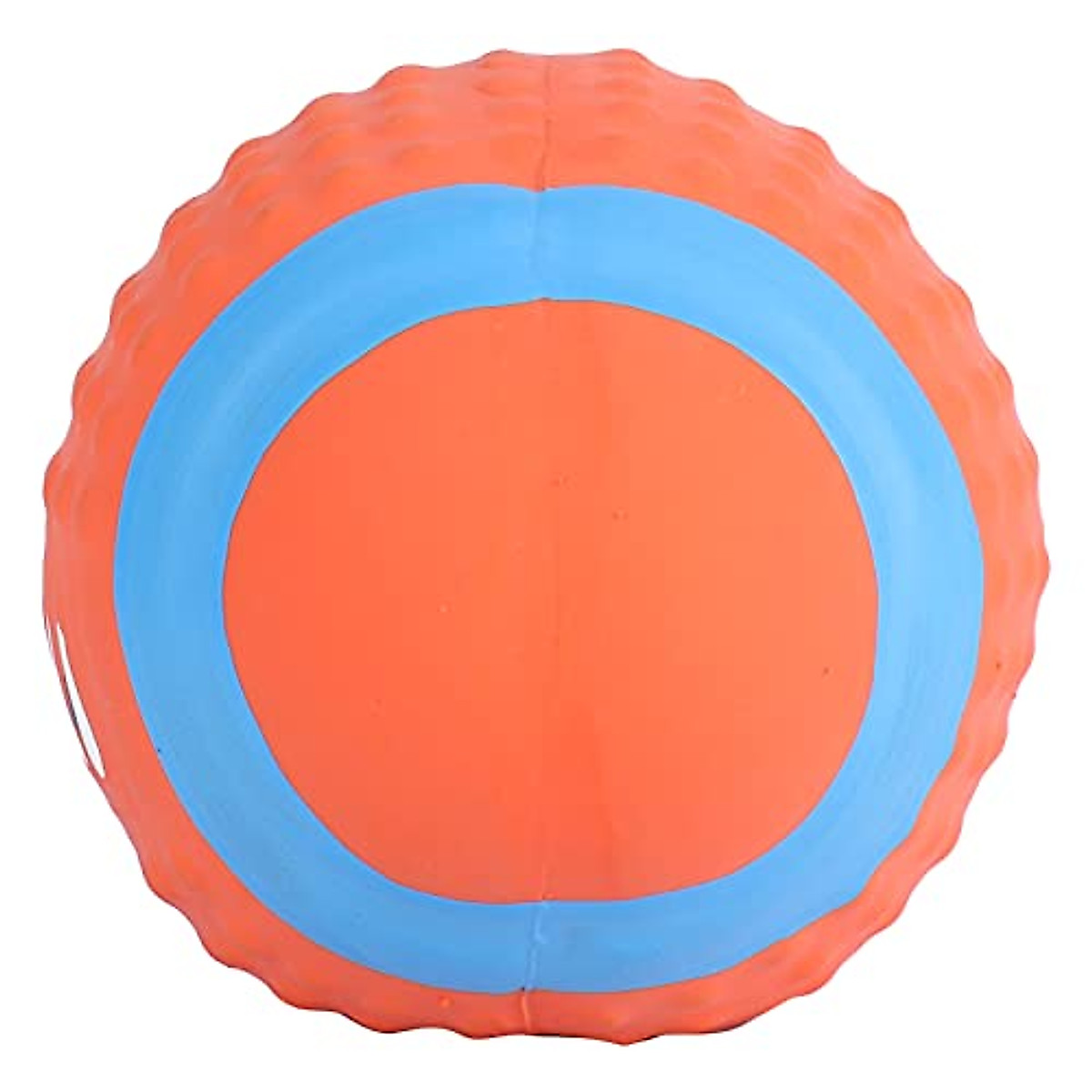 Qyebavge Durable Pet Rugby Toy Latex Squeaky Chew Ball for Dogs and Cats Teeth Cleaning Exercise Water Play