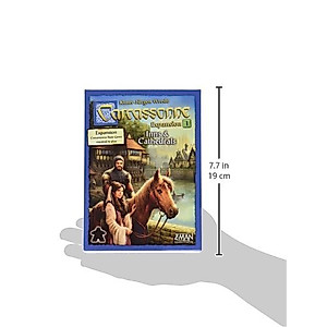 Carcassonne Inns & Cathedrals Expansion - Tile-Laying Medieval Board Game, Ages 7+, 2-6 Players, 45 Min Playtime by Z-Man Games