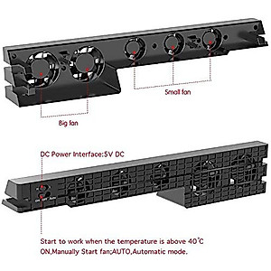 Dobe PS4 Pro Cooling Fan for comfortable with Sony Playstation 4 Pro Gaming Console
