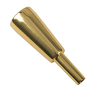 1Pcs Yootones 9.8mm Outer Diameter 3C Heavy-Duty Trumpet Mouthpiece Compatible with Trumpet Accessories (Gold)