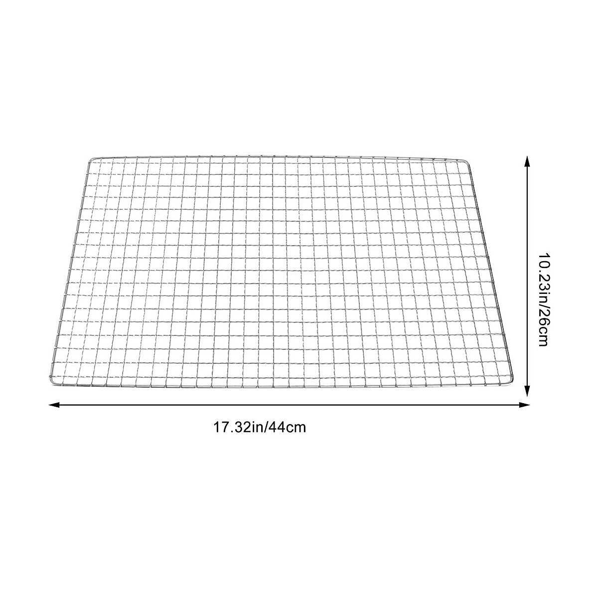 Cabilock Grill Net Bbq Grates Replacement Bbq Wire Mesh Stainless Steel Grill Grate Stainless Steel Bbq Grill Baking Rack for Oven Grill Rack Cooling and Baking Rack Component Barbecue