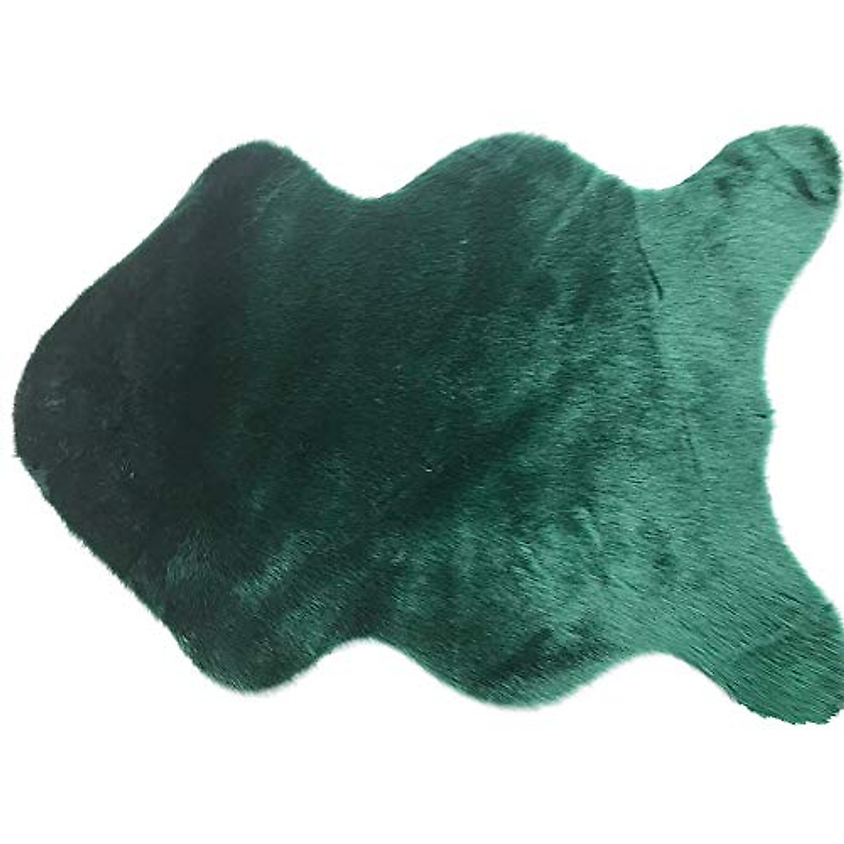 YESBAY Ultra Soft Faux Sheepskin Fur Rug Fluffy Rug for Bedroom Fuzzy Carpet for Living Room Kid's Room Nursery Decor, 16X24 Inch Green