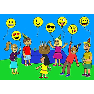 Happy Birthday Balloon Party - Set of 16 Pack Mylar Foil 18 Inch Helium Reusable Ballons For Congratulation Decoration Anniversary Festival Graduation Bouquet Gift Idea Engagement Celebration