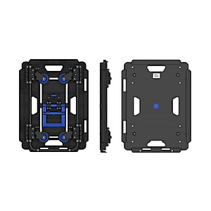 LEADALLWAY Multiple Carts Assembly Feasible Folding Hand Truck Dolly Carts and 50L Basket Set