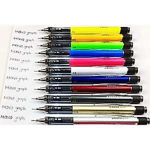 Tombow Mechanical Pencil, Monograph 0.5mm, White (DPA-134A)