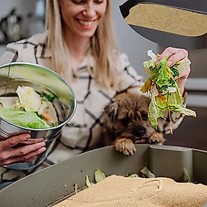 4Pcs Worm Bin Blankets, Bio-Degradable Jute Fibre Worm Compost Bin, Worm Farm, Worm Composter Keep Worm Dark Warm, Used for Garden Farm Compost