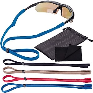 Anchor Glasses Straps Glasses Strap 4 Pack Sunglasses Strap Adjustable Stretch Universal Fit for Kids to Adult Sport Eyewear Holder Retainer