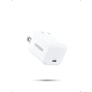 UGREEN AceCube 30W USB-C Power Adapter, USB C Charger GaN Charger, PD PPS Fast Charger Block Compatible with iPhone 14 Pro max/13 pro max, Galaxy S23/22/21, Pixel 7/7 Pro, iPad, MacBook Air