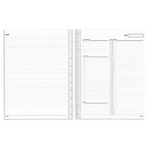 TUL® - Calendar Refill - Discbound Undated Daily Refill Pages Current year - 8-1/2" x 11" - PK of 50