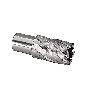 Annular Cutters Set 6pcs JESTUOUS 3/4 Inch Weldon Shank 1 Cutting Depth 1/2-1-1/16 Cutting Diameter Two Flat HSS Slugger Bits for Mag Drill Press with Pilot Pin