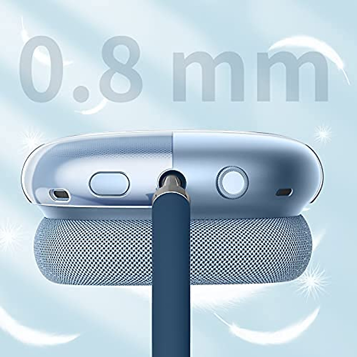 Fintie Case Cover for AirPods Max Headphones, Soft TPU Clear Anti-Scratch Protective Cover for AirPod Max, Transparent Accessories Skin Protector for Airpods Max Headphones (Crystal Clear)