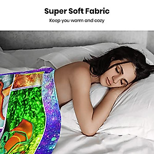 Zifoca Fleece Throw Blankets for Couch Sofa Bed, Flannel Blanket Lightweight Fuzzy Blanket Throw Size Warm Plush Blankets Gifts for Husband Wife Girlfriend Boyfriend Birthday 50"x 40"