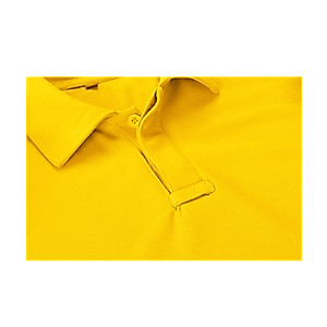 LLdress Yellow Polo Shirts for Men - Summer Casual Short Sleeve - Mens Collared Pullover Golf Shirts, M
