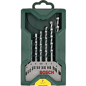 Bosch 2607019581 Masonry Drill "Mini-x-Line" 7 Pcs