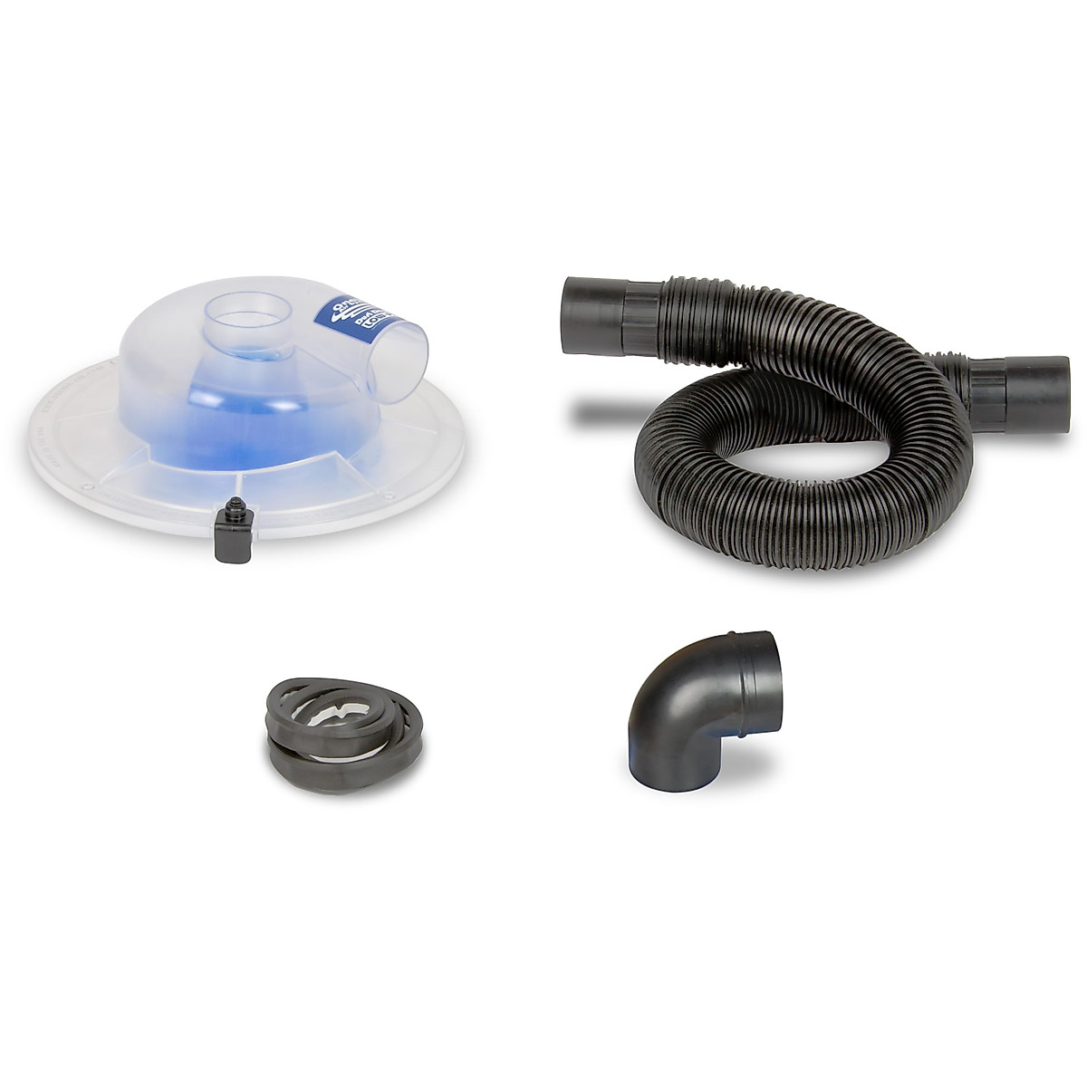 Dust Deputy Low-Pro Plus Lid Dust Separator Kit for Shop Wet Dry Vacuums - 2.5" Adapter & 3' Hose - Fits Standard 5 Gallon Buckets, USA Made