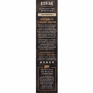 Kodiak Cakes Power Cakes All Natural Non GMO Protein Pancake/Flapjack/Waffle Mix, Buttermilk, 20 Ounce