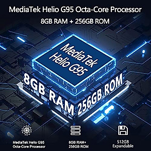 OUKITEL WP19 [21000mAh Battery] Rugged Smartphone Unlocked, 64MP Camera Night Vision Mobile Phones 8GB+256GB IP68 Waterproof Cellphone, Android 12 Cell Phone, 6.78" HD+ Dual SIM 4G Smartphones OTG/NFC