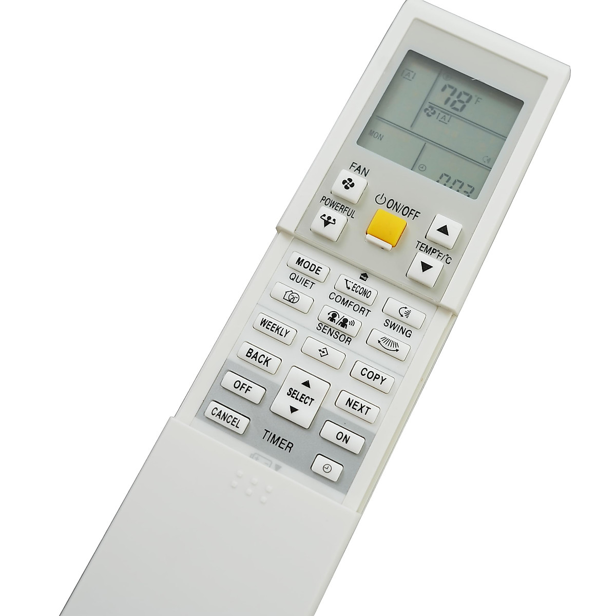 Replacement Remote Control for Daikin FTXS15LVJU FTXS12LVJU FTXS09LVJU FTXL15QMVJU FTXL12QMVJU FTXL09QMVJU ARC452A3 Room Air Conditioner