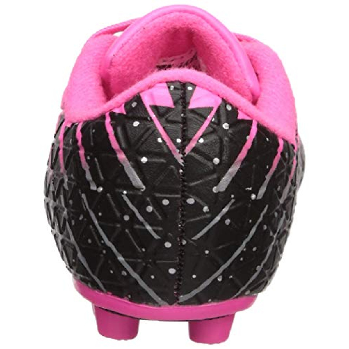 Vizari Bolt FG Soccer Shoes for Kids, Firm Ground Outdoor Soccer Shoes for Kids (13.5, Pink/Black/Silver)