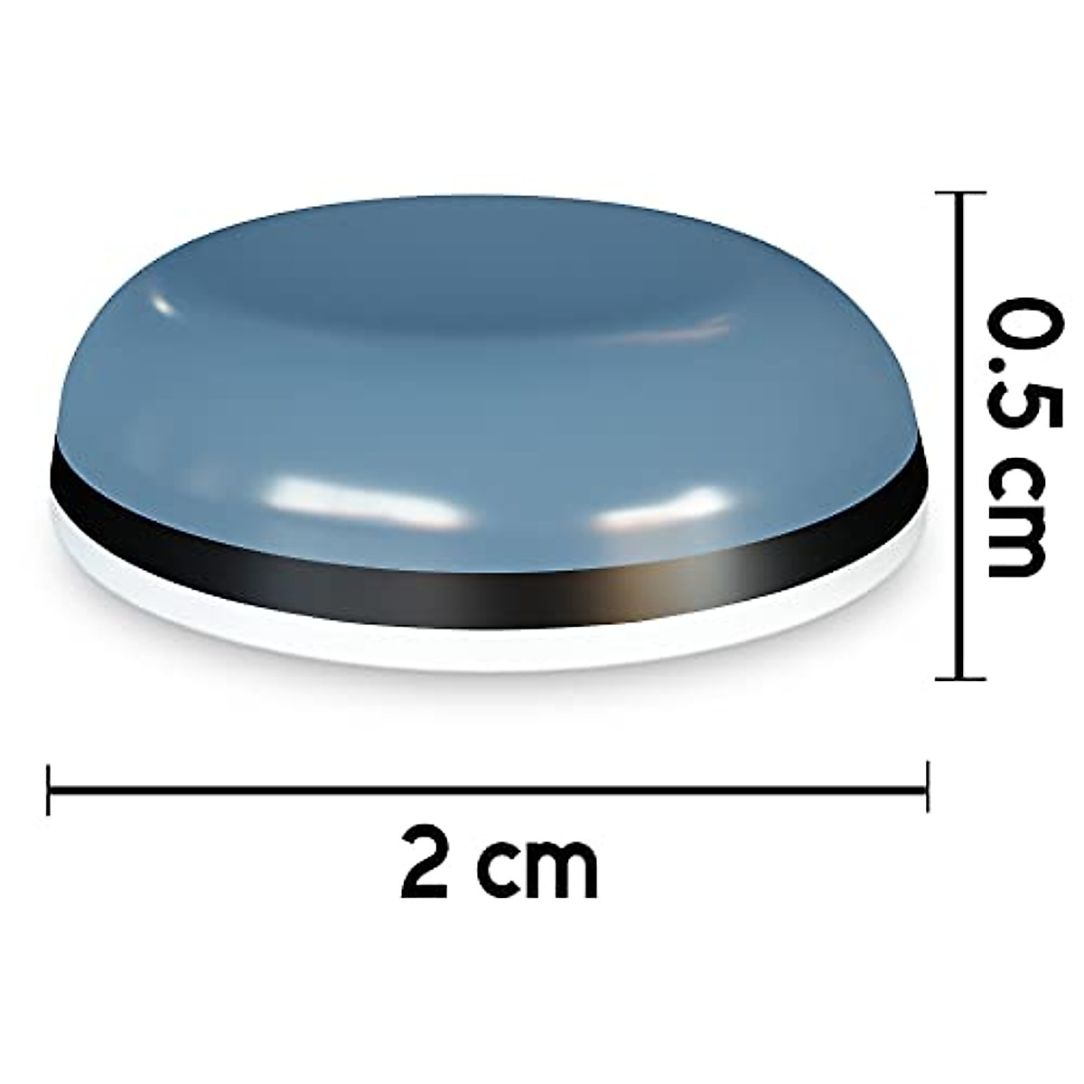 Self Adhesive Kitchen Appliance Sliders (DIY) - Easy Moving Pads Compatible with Most Blenders, Coffee Makers, Air Fryers, Pressure Cookers and More (12 PCS)