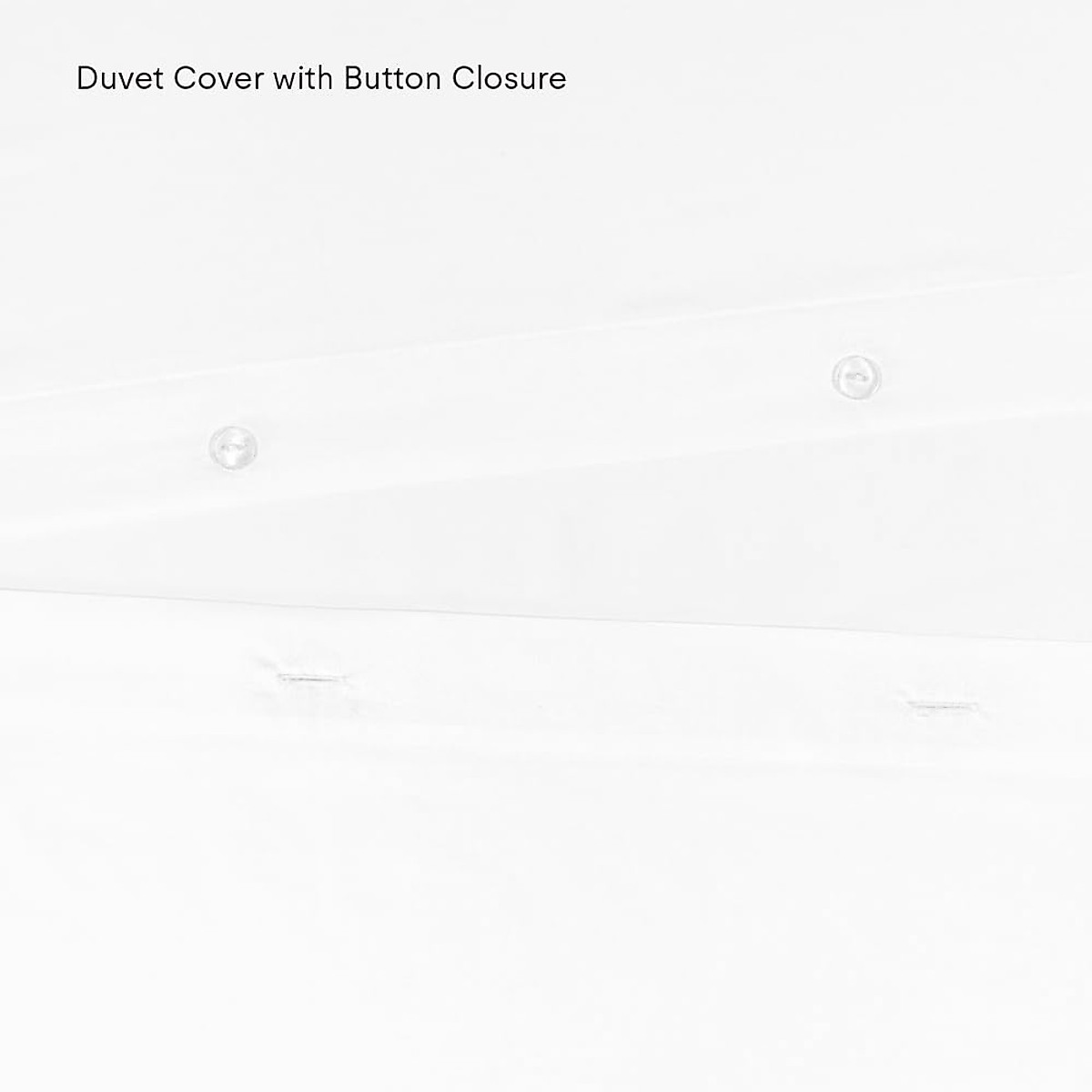 Jennifer Adams 400 Thread Count 3 Piece Cotton Sateen Duvet Cover and Sham Set (Queen/Full, White)