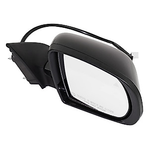 Kool Vue Driver & Passenger Side Power Heated Mirrors for Jeep Cherokee 2014-2018 Manual Fold With Signal Light, Blind Spot Monitor, Puddle Lamp & Auto-Dimming; Without Memory Paintable