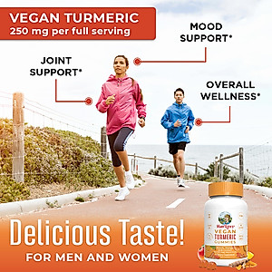 MaryRuth Organics Turmeric Gummies | Organic Turmeric Curcumin Extract | Chewable Turmeric Supplement | Vegan, Non-GMO, Gluten Free | Peach, Mango & Lemon Flavor | 250 mg per Serving | 120 Count